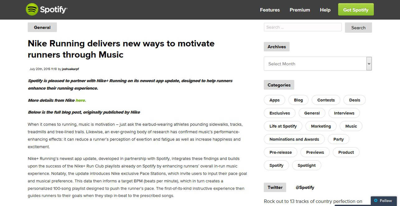 Spotify-homepage-wordpress-website - 99 Robots